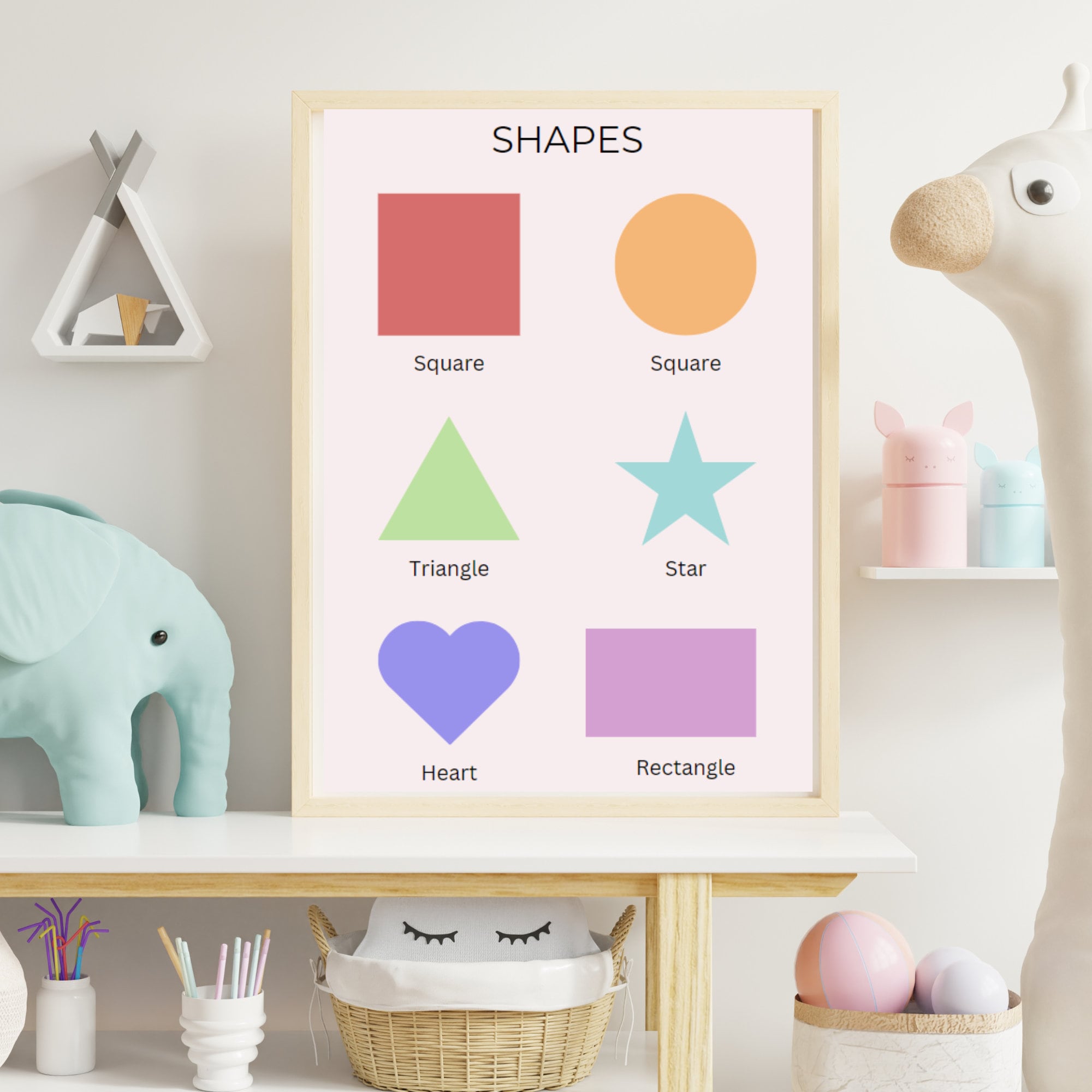 A3 Educational Poster Bundle, Home-schooling Resources, Nursery Wall ...