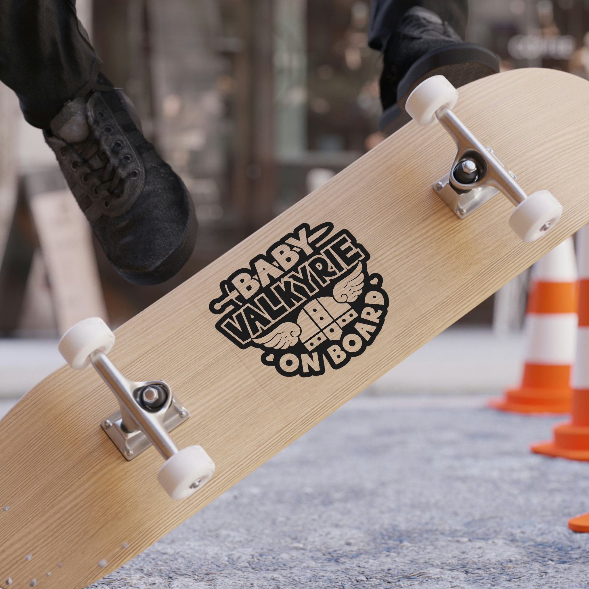 Norse Valkyrie Baby on Board Sticker - Etsy