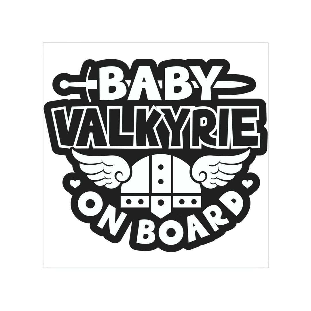 Norse Valkyrie Baby on Board Sticker - Etsy