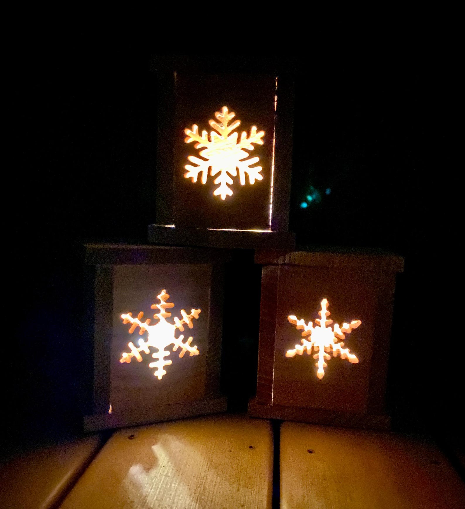 Mini Snowflake Lantern | Christmas Winter Holiday | Digital File | CNC ...