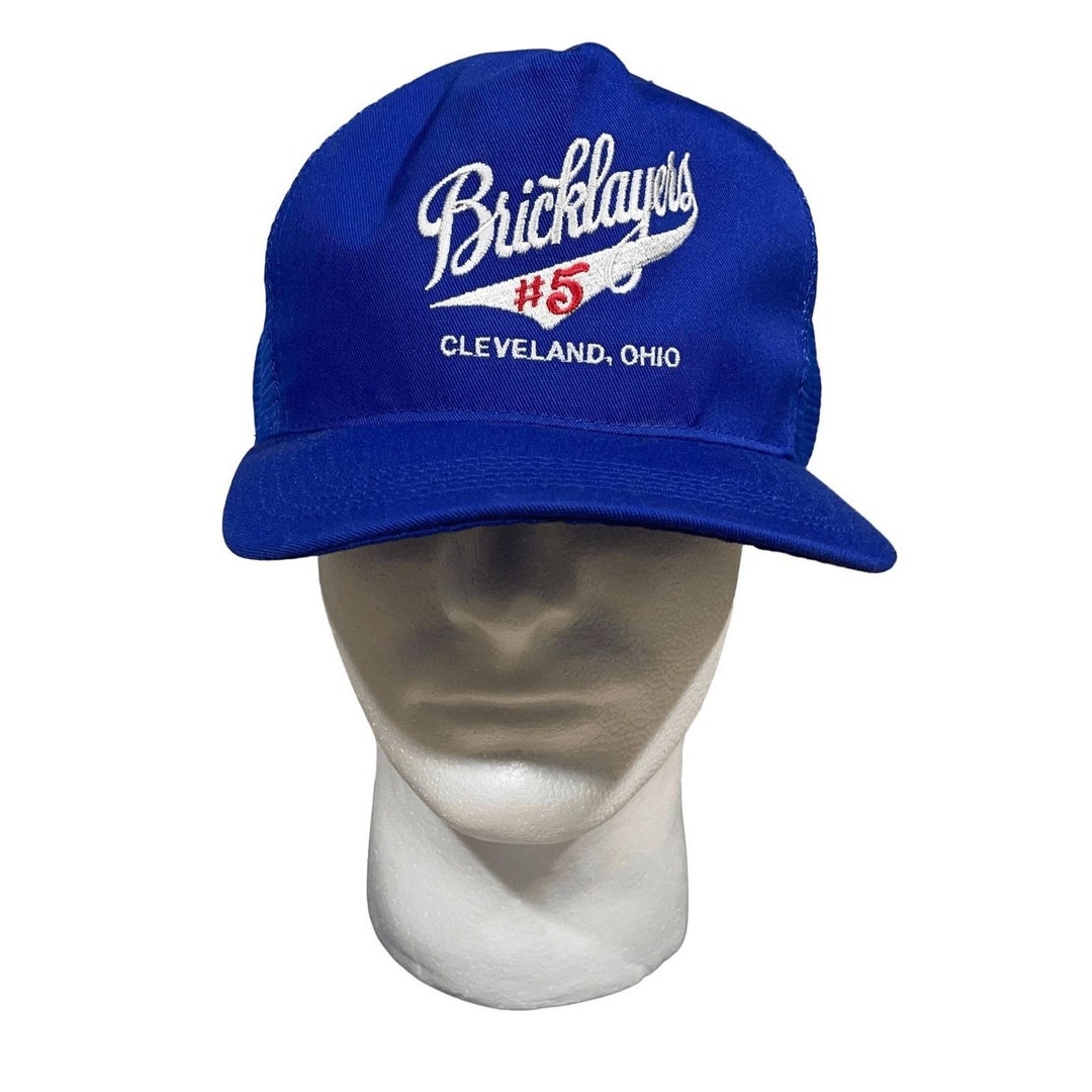 Cleveland Bricklayers Men's Blue Local Union 5 Snapback Mesh Trucker ...