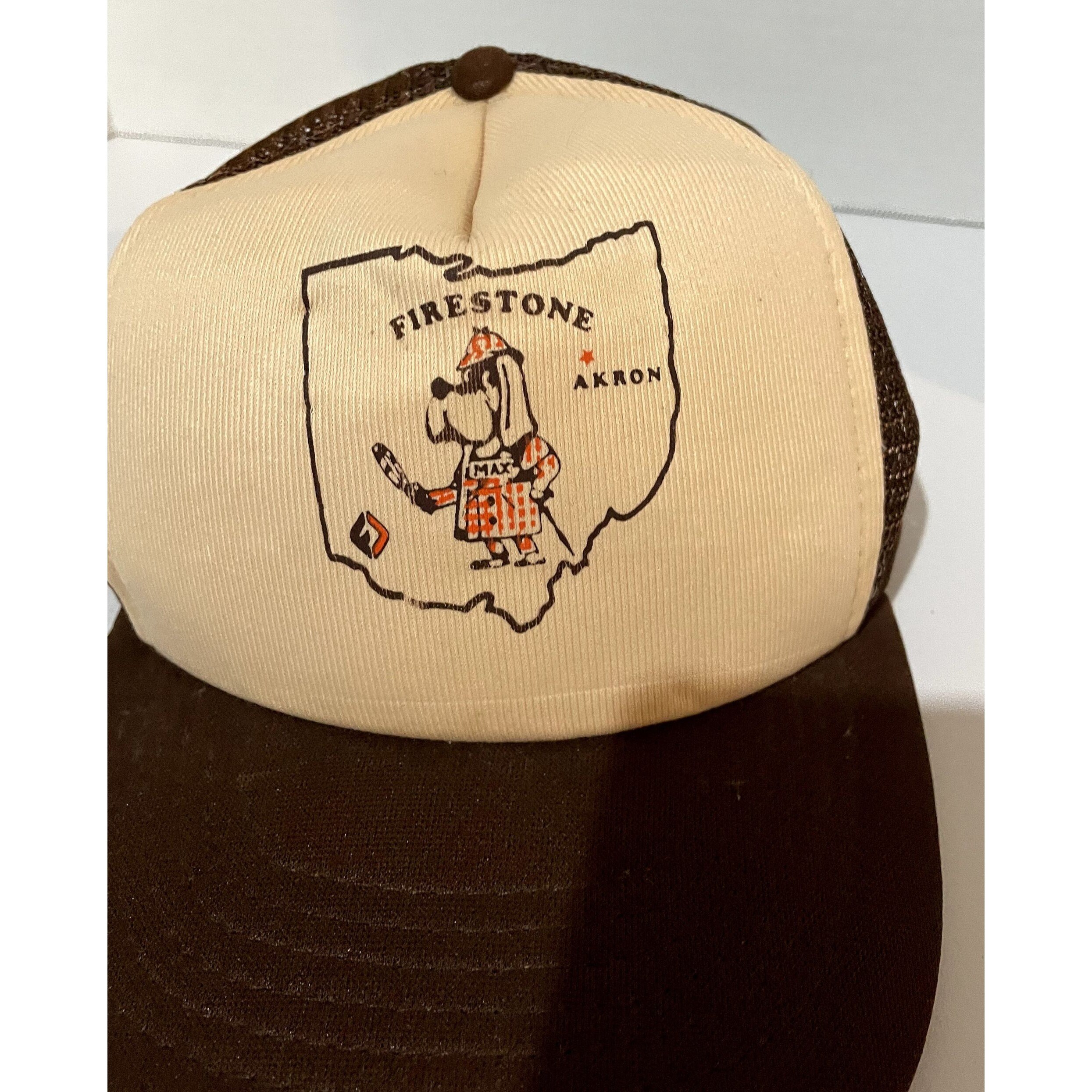 Vintage Firestone Max Adjustable Trucker Hat Rare - Etsy