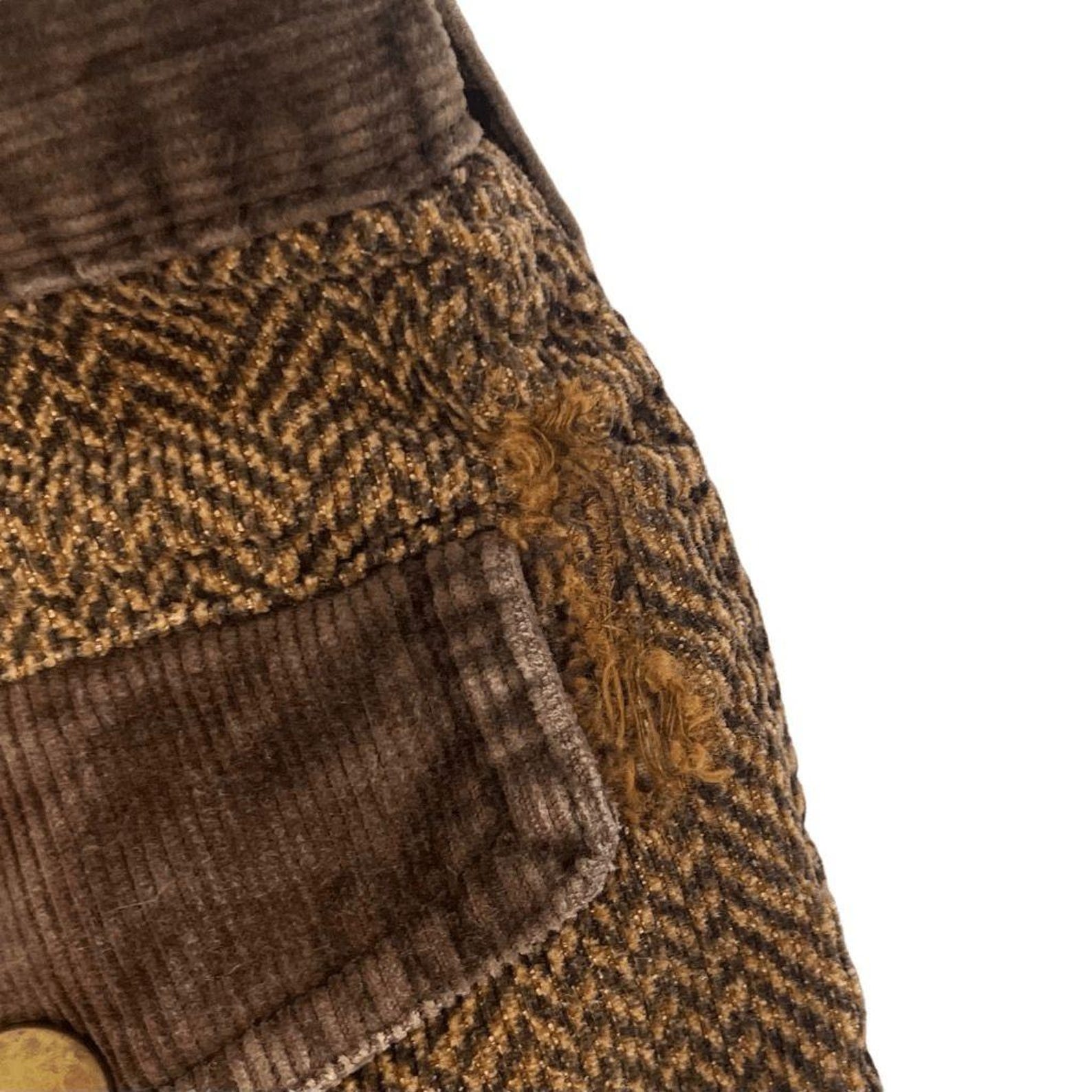 Male Slacks Brown 70s Corduroy Bellbottoms Scovall Zip Flare Jeans Size ...