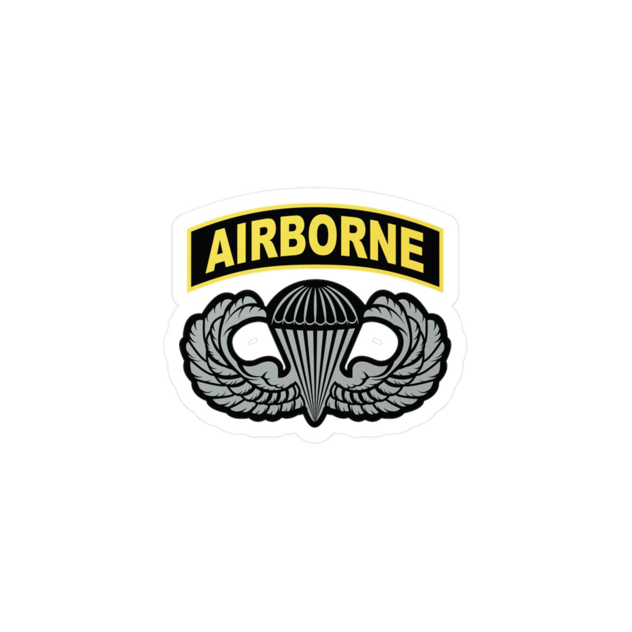 Airborne Sticker: Jump Wings With Gold Tab - Etsy