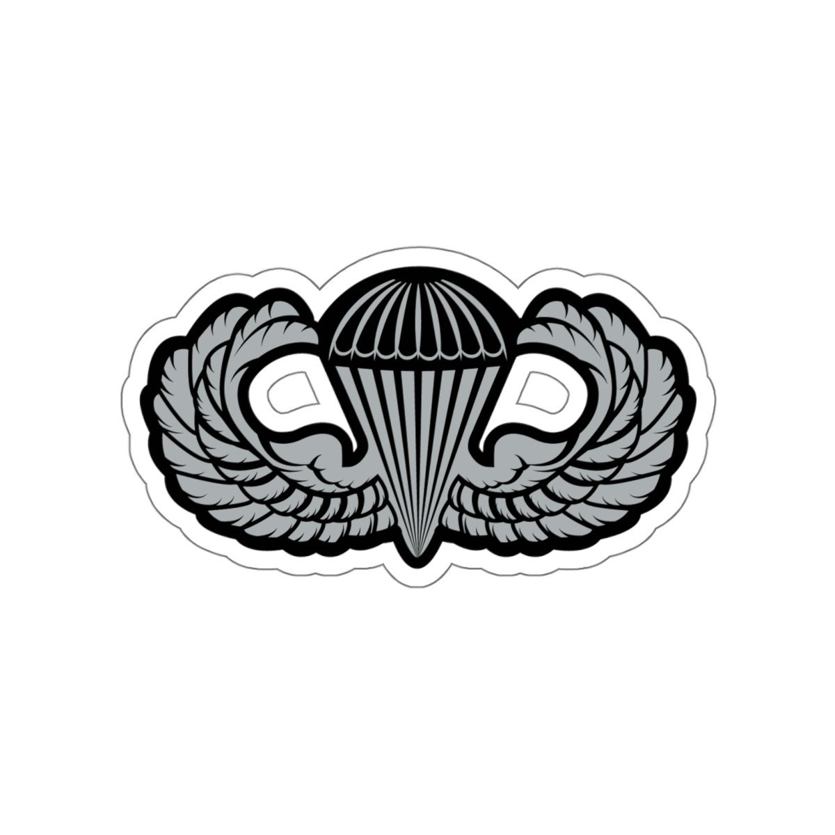 Airborne Sticker: Jump Wings - Etsy
