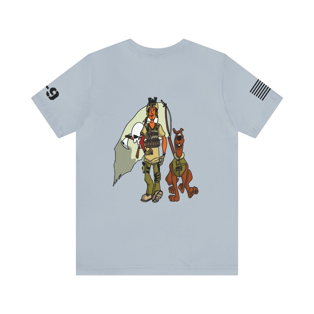 K9 T-shirt: Military Cartoon K-9 and His Handler - Etsy