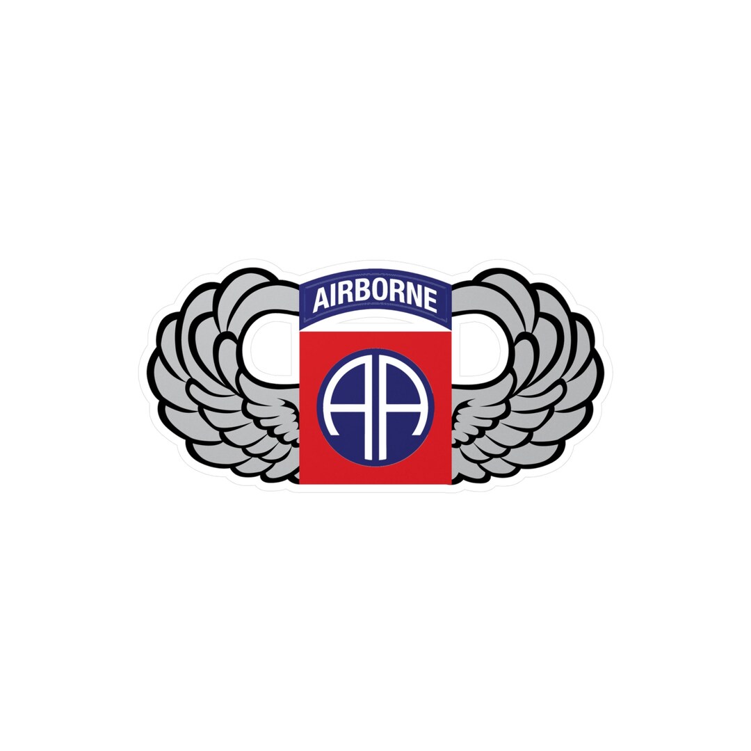 Airborne Sticker: 82nd Airborne Wings - Etsy