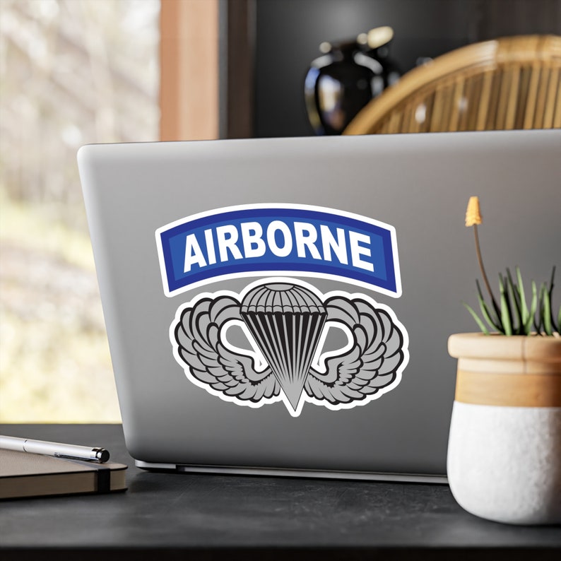 Airborne Sticker: Jump Wings With Blue Tab - Etsy