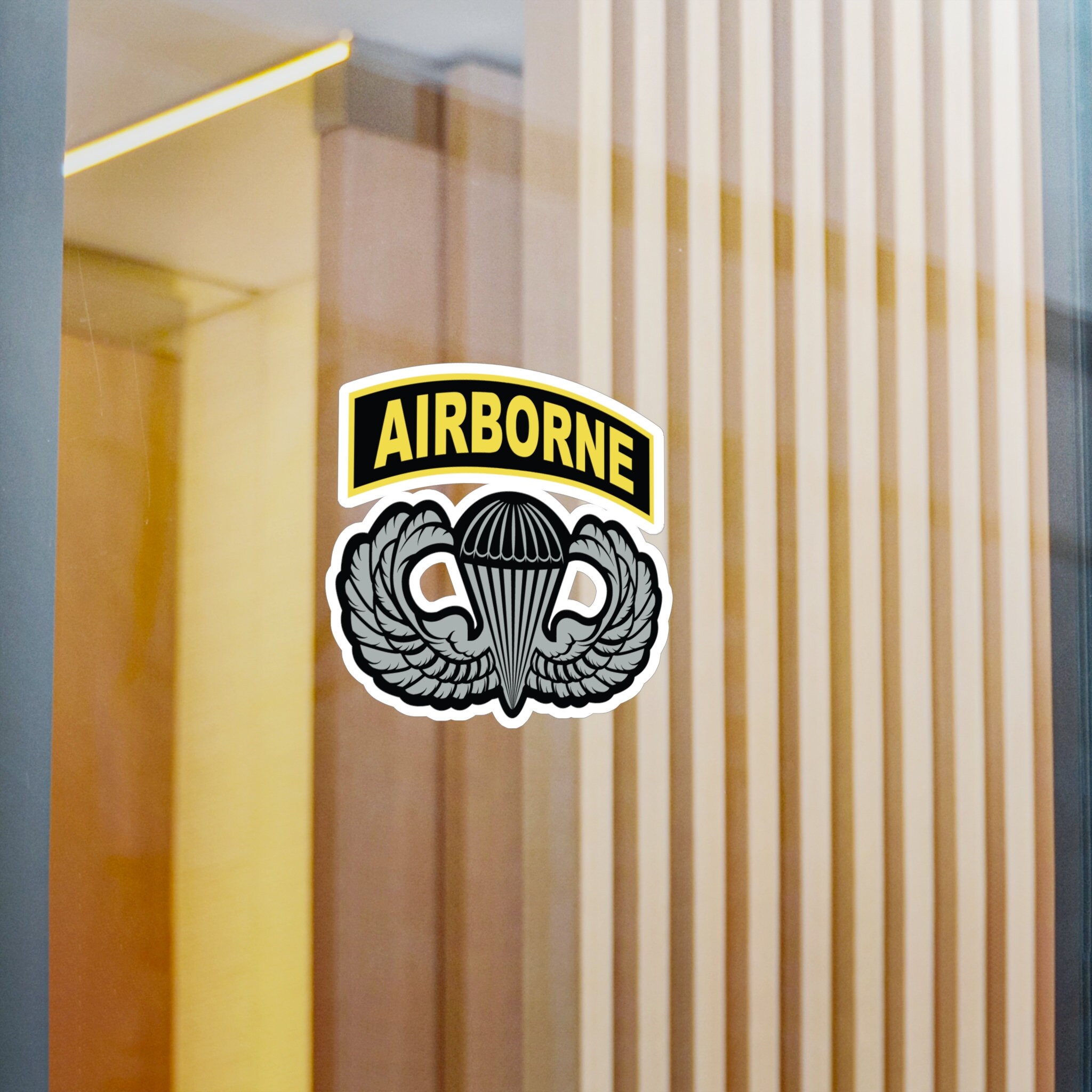 Airborne Sticker: Jump Wings With Gold Tab - Etsy