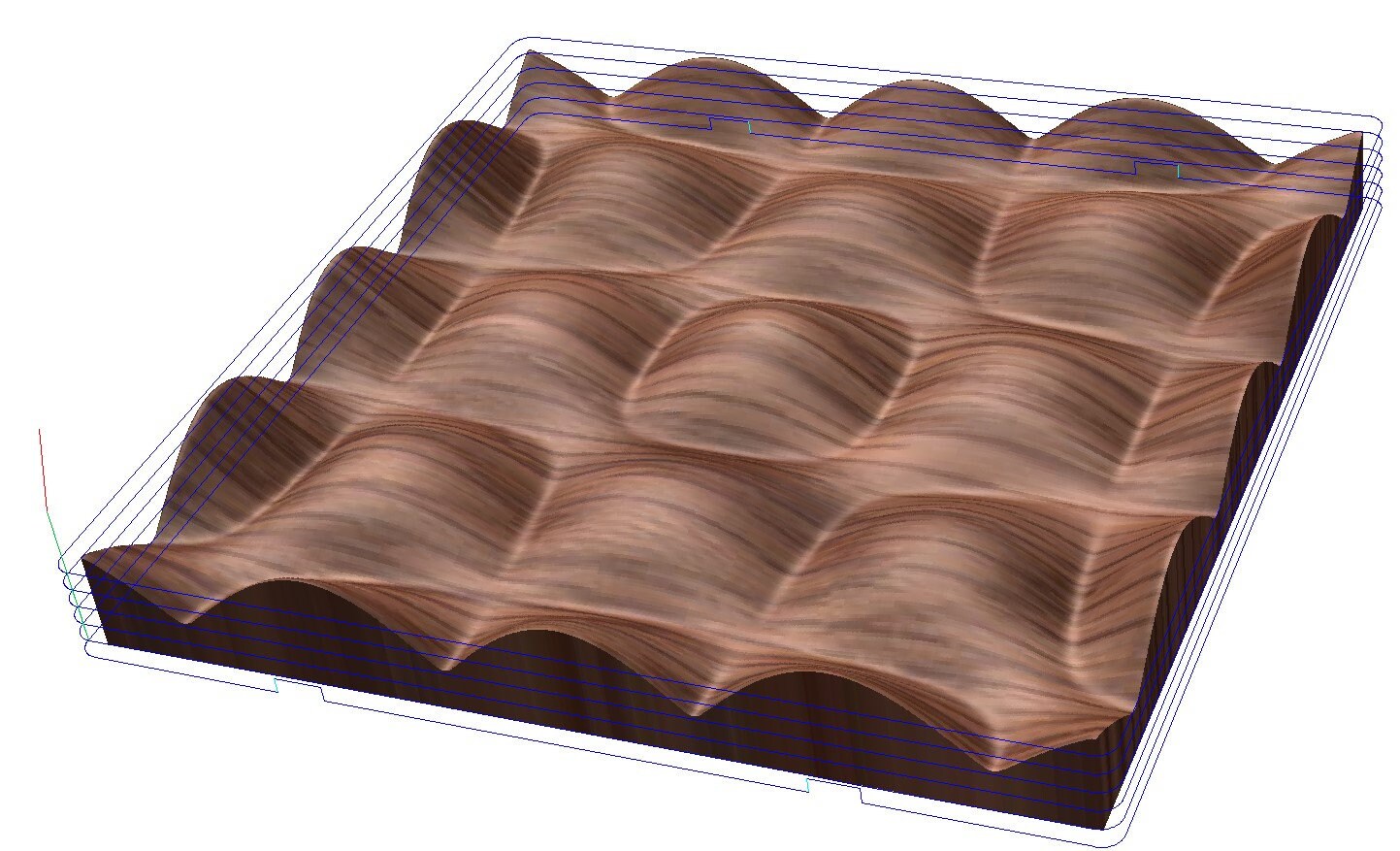 3D Parametric Wall Panel, 3d Wavy Panel, 3d Interior Art, Wavy Wall ...