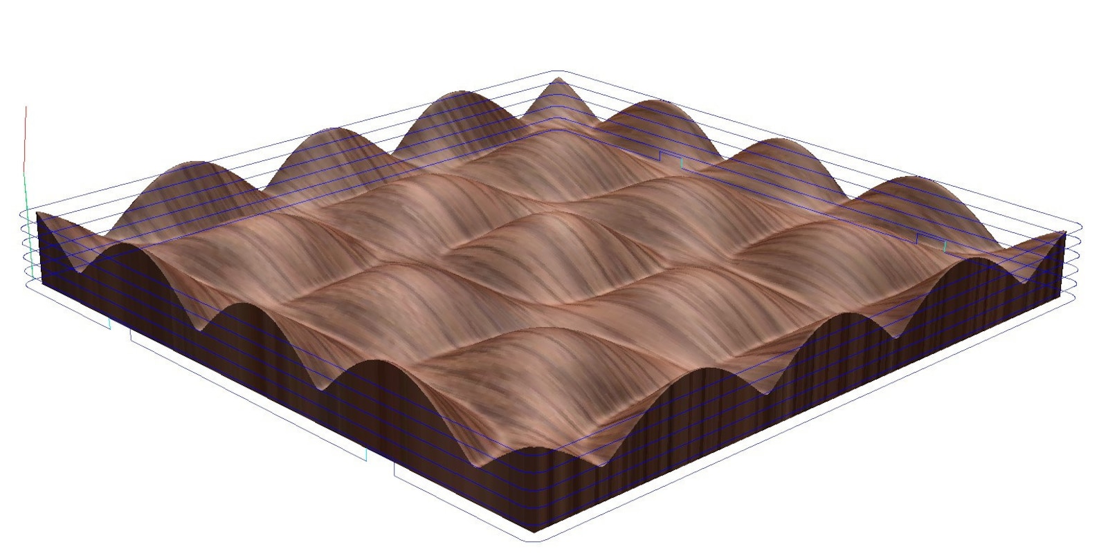3D Parametric Wall Panel, 3d Wavy Panel, 3d Interior Art, Wavy Wall ...