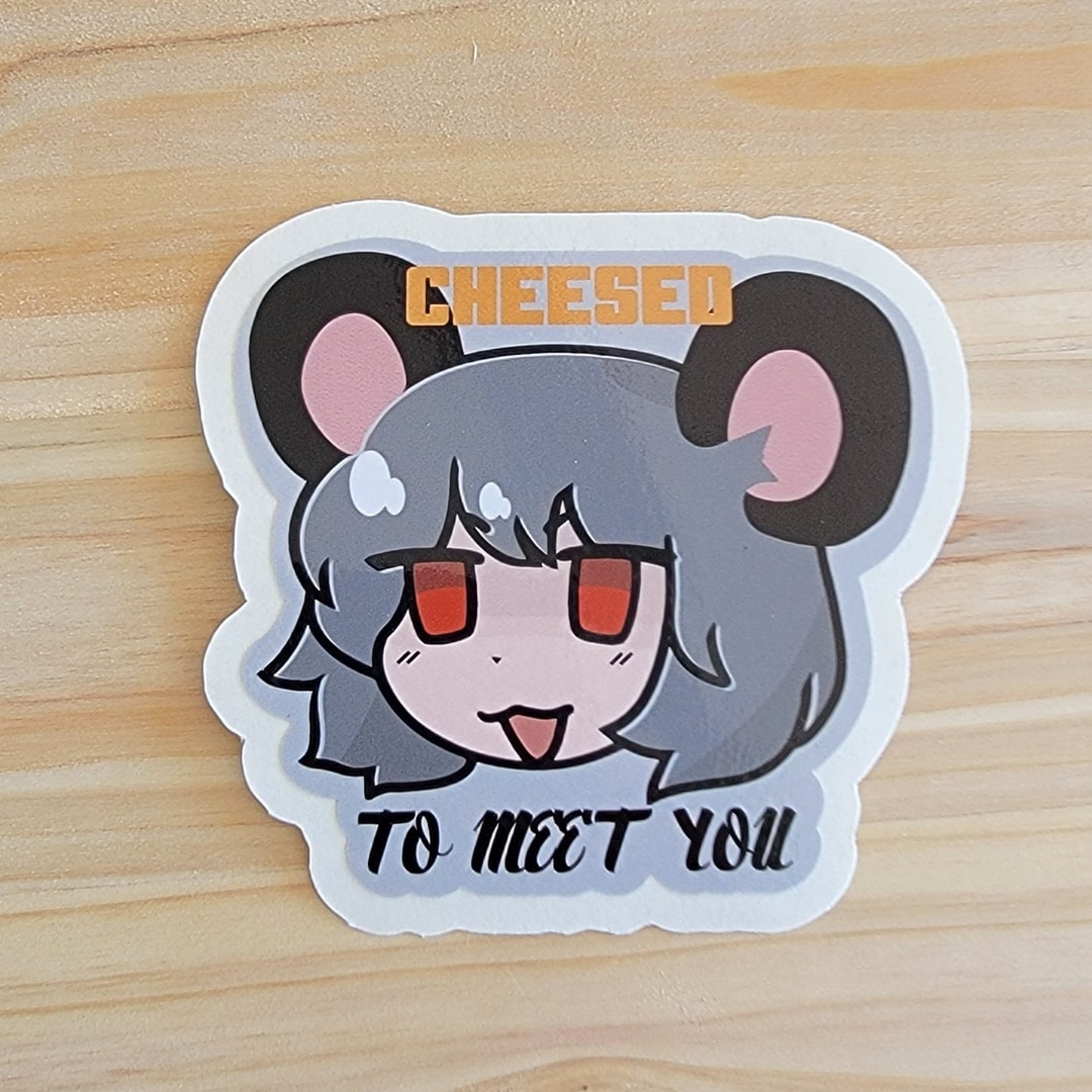 Cheesed To Meet You Sticker Etsy