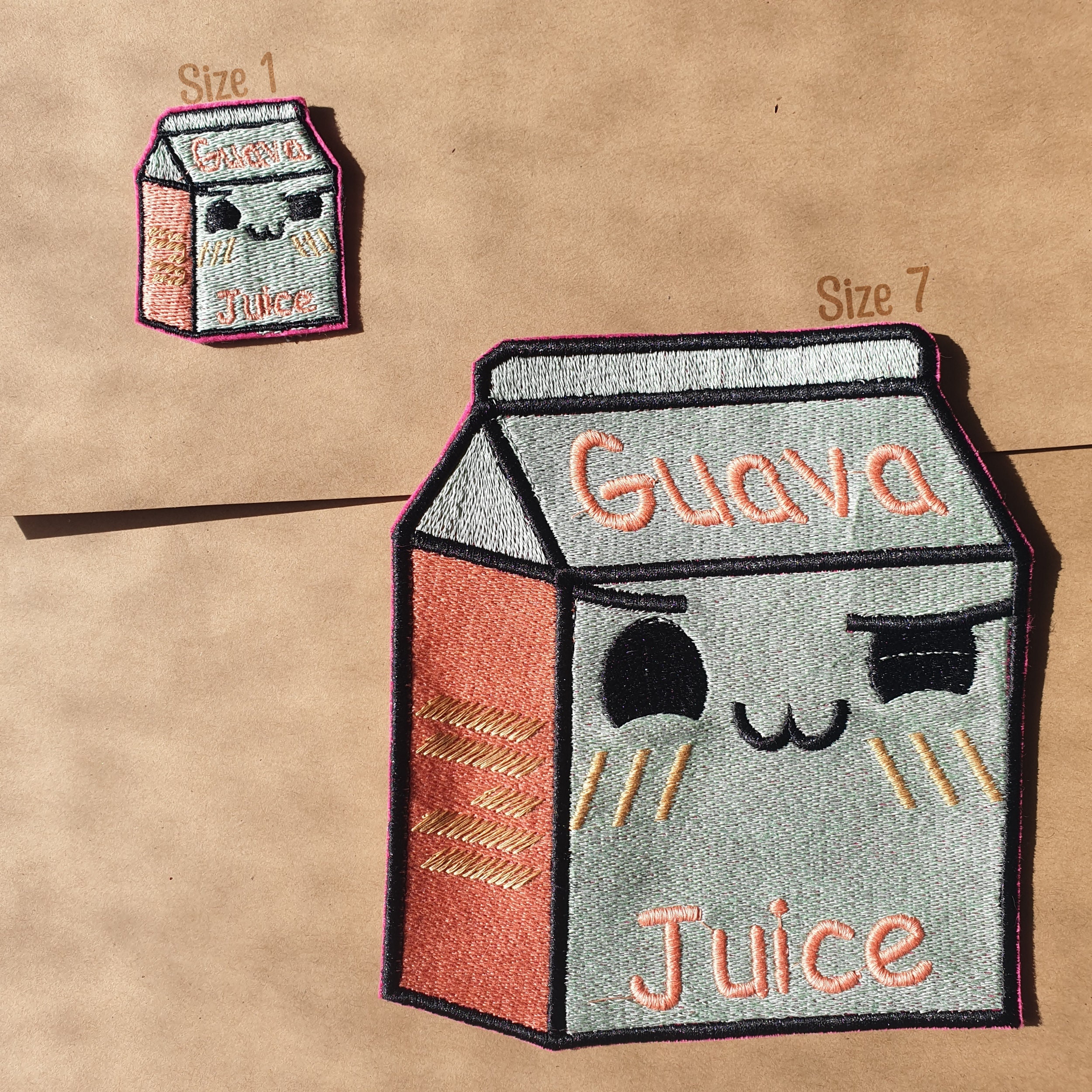 Guava Juice Box, X7, Machine Embroidery Design File, Kawaii, Instant ...