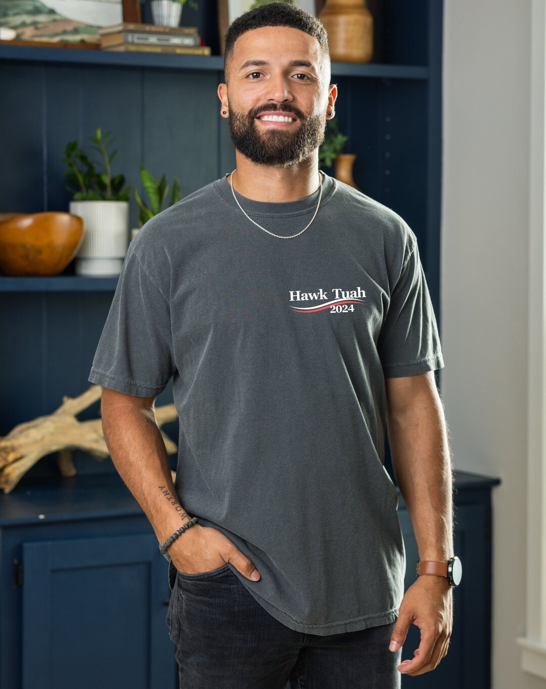 Hawk Tuah Shirt 2024, Hawk Tuah Spit on That Thang, Funny Tiktok 24 ...