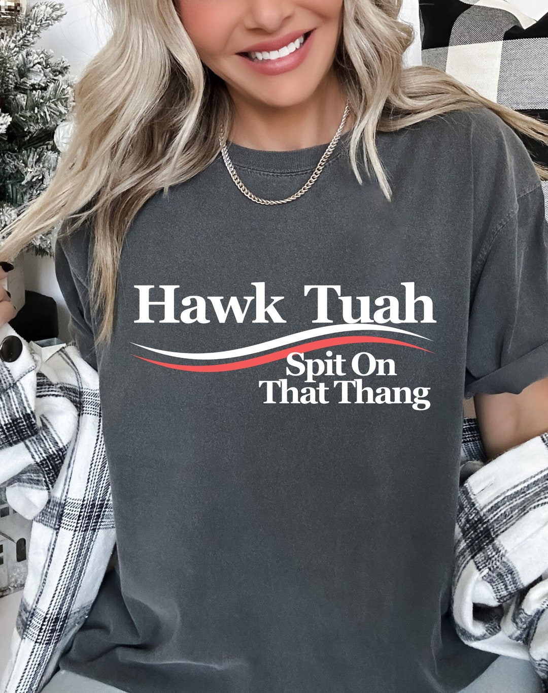 Camisa Hawk Tuah 2024, Hawk Tuah Spit On That Thang, Camisa divertida ...