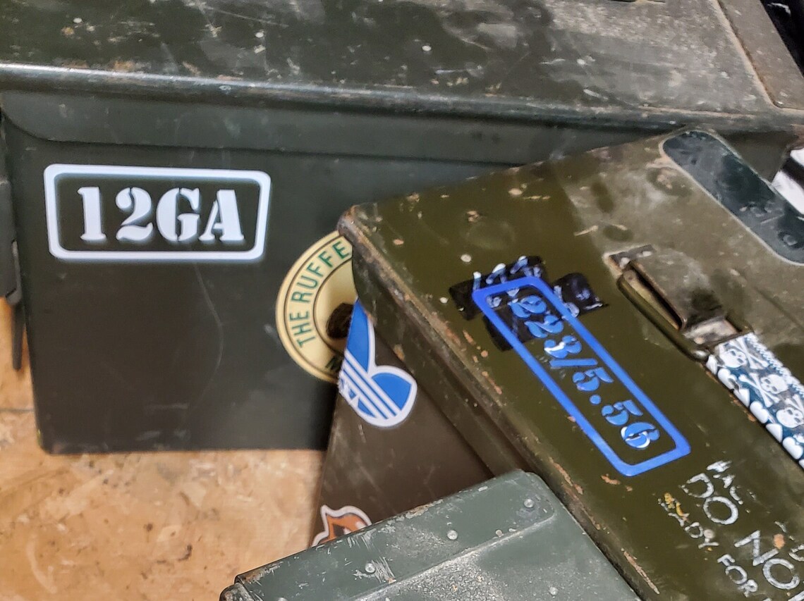 Ammo Can Labels pack of 3 - Etsy
