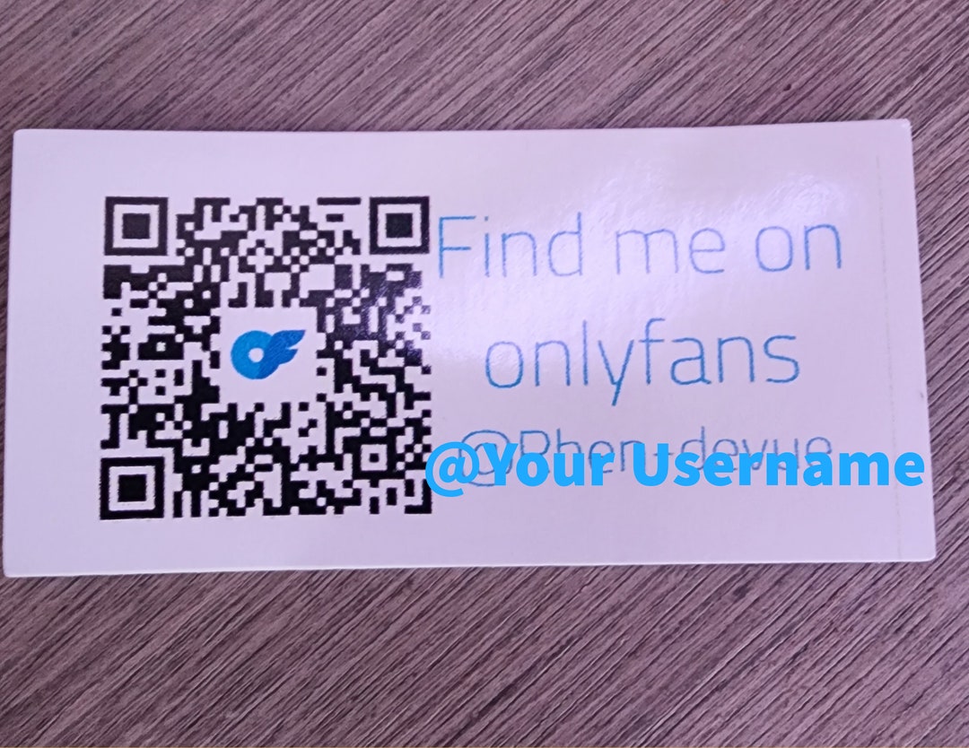 Onlyfans QR Code Vinyl Sticker - Etsy