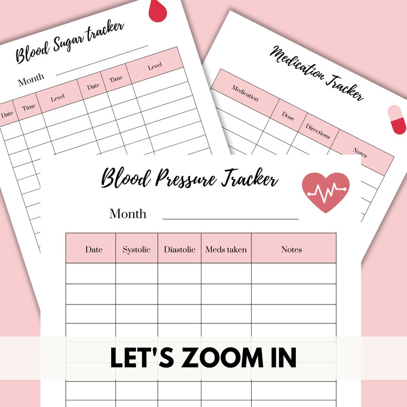 Medical Planner, Medical Binder, Health Tracker, Wellness Planner ...