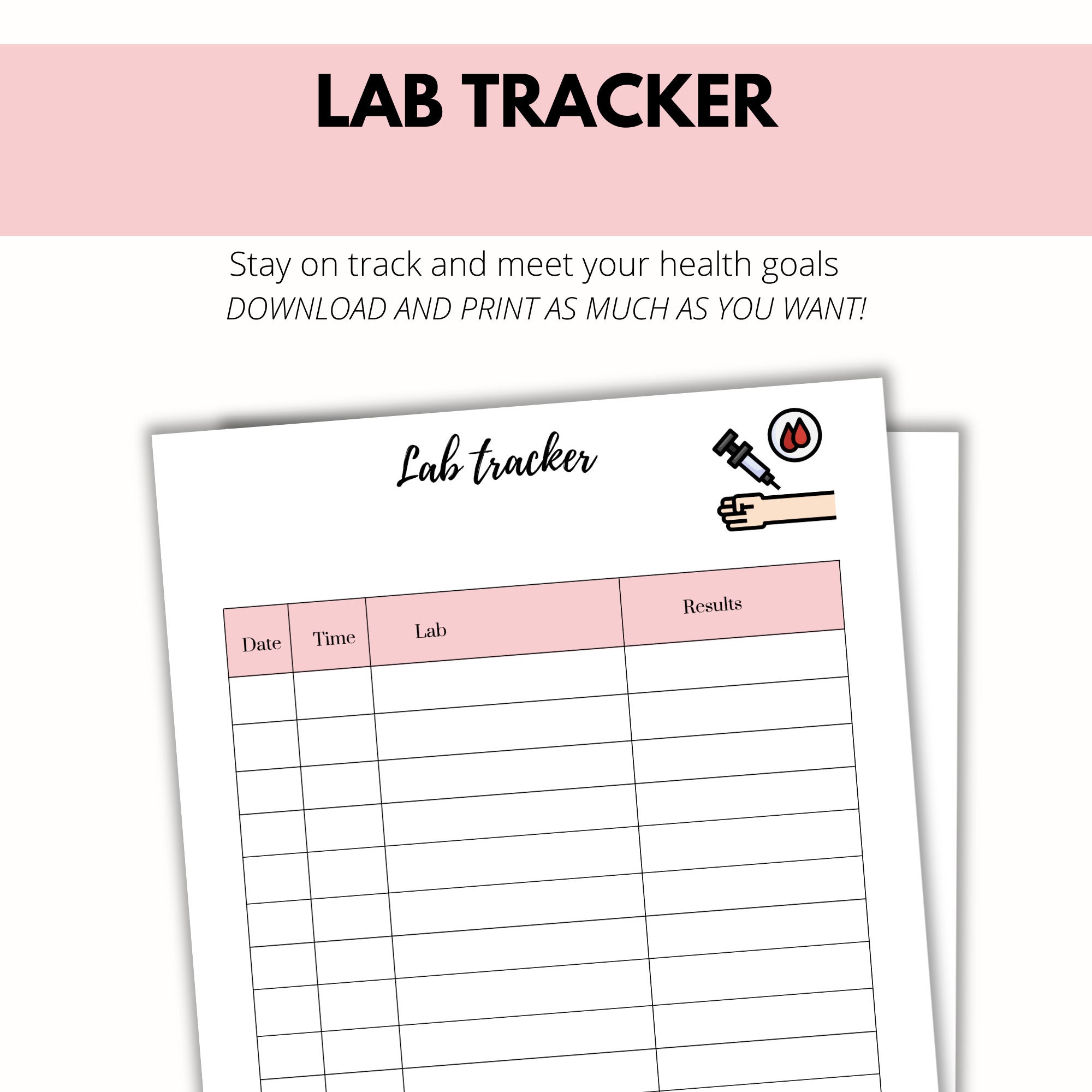 Medical Planner, Medical Binder, Health Tracker, Wellness Planner ...