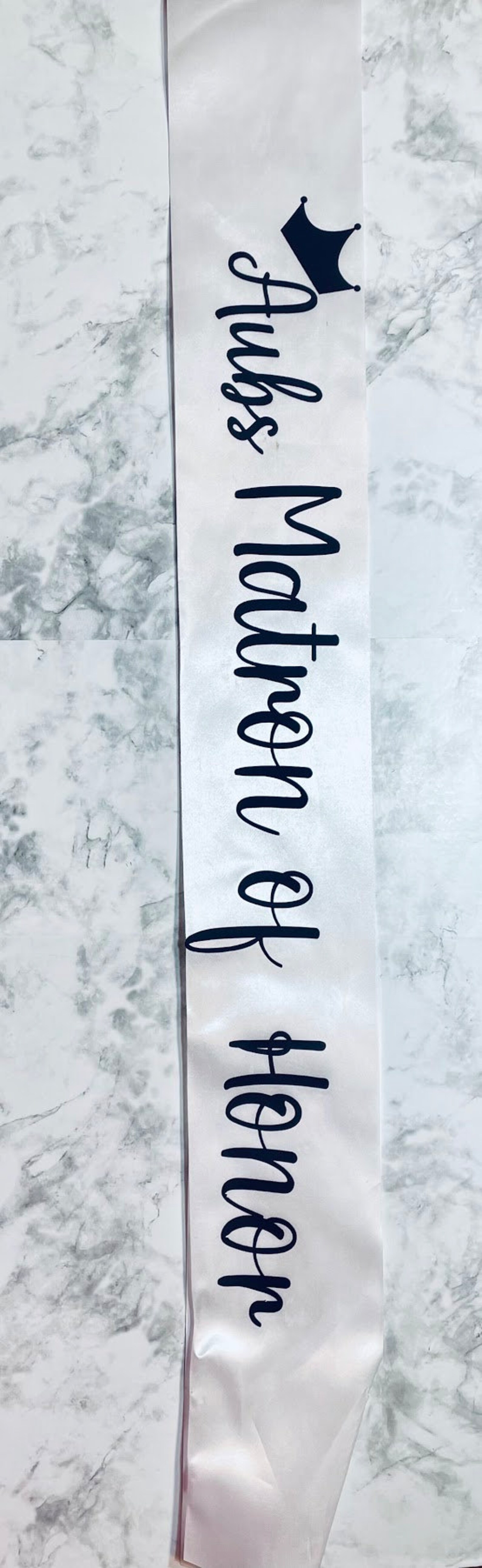 Customized Satin Sash - Etsy