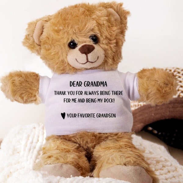 Teddy Bear for Granny - Etsy