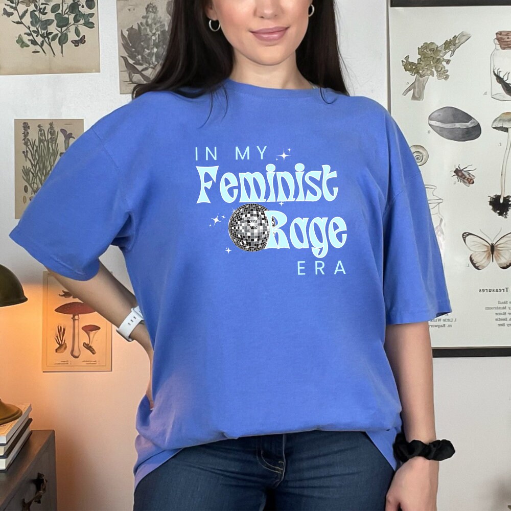 Retro in My Feminist Rage Era Shirt Groovy Feminism T-shirt - Etsy