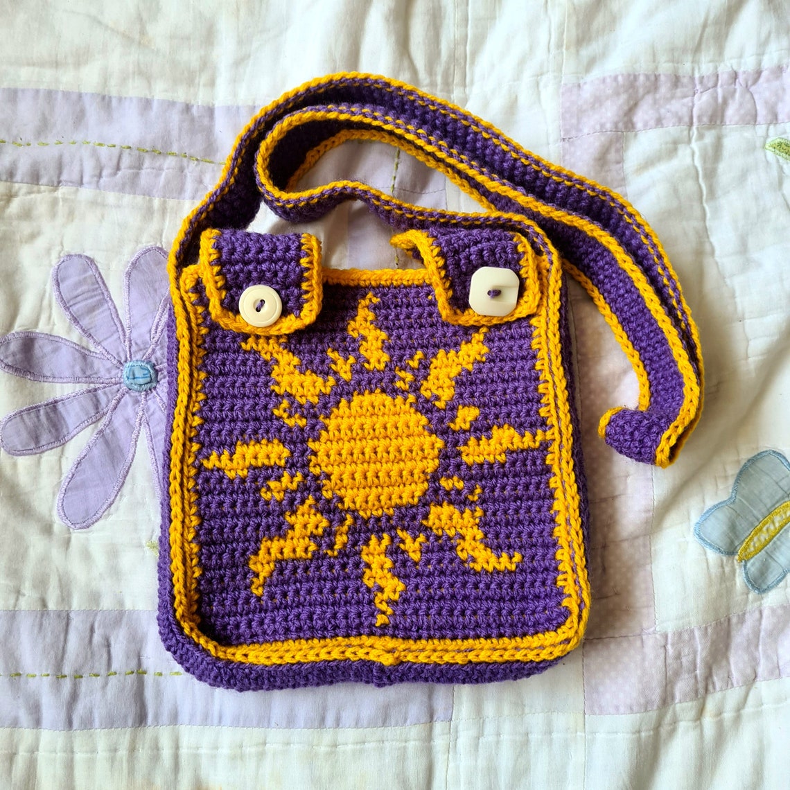 Tangled Inspired Bag Crochet Pattern - Etsy