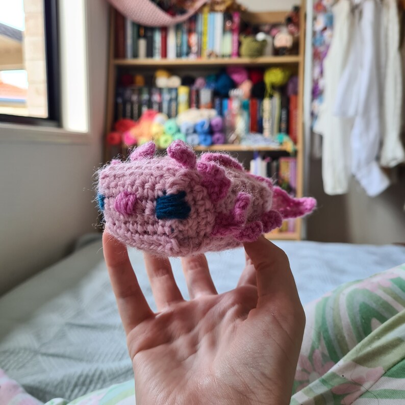Minecraft Inspired Axolotl Crochet Pattern - Etsy