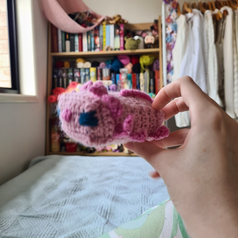 Minecraft Inspired Axolotl Crochet Pattern - Etsy