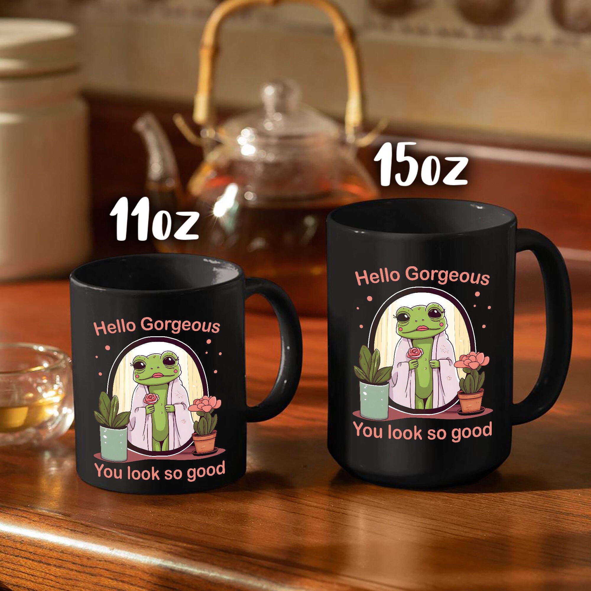 Girly Frog Self Love Mug, Self Love Coffee Mug, Frog Mug, Frog Coffee ...