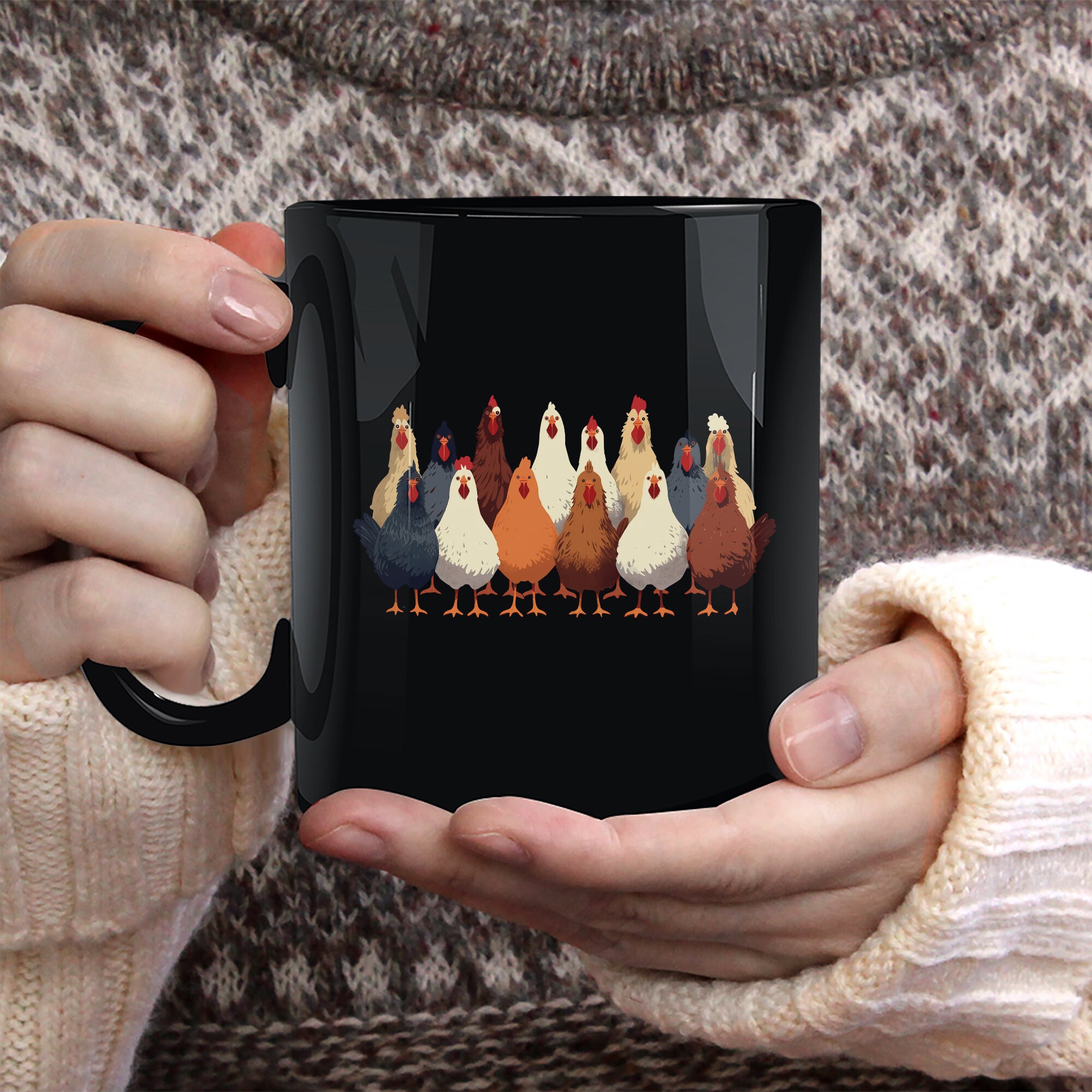 Chicken Mug, Farm Life Mug, Chicken Lover Mug, Easter Mug, Funny ...