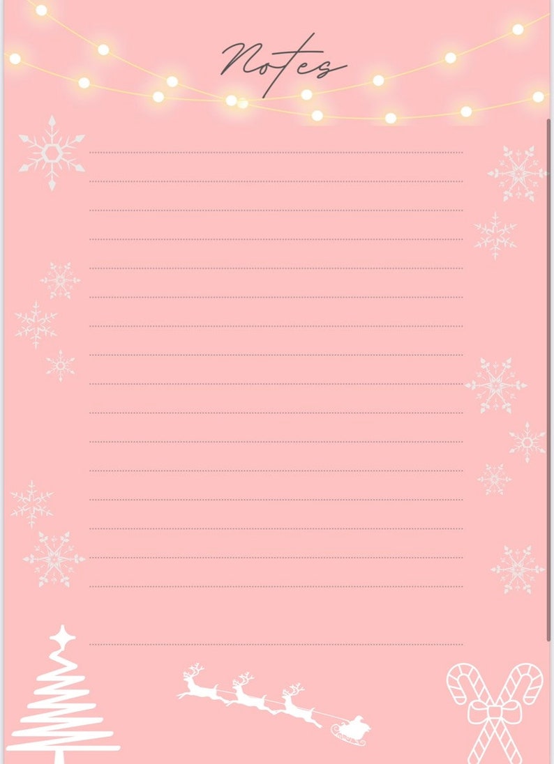 Christmas Notes - Etsy