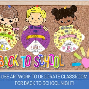 Interactive All About Me Spinning Wheel | Getting to Know You Activity ...