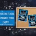 Canva Template Blue Prom Invitation Flyer | Blue Prom Dress | Prom ...