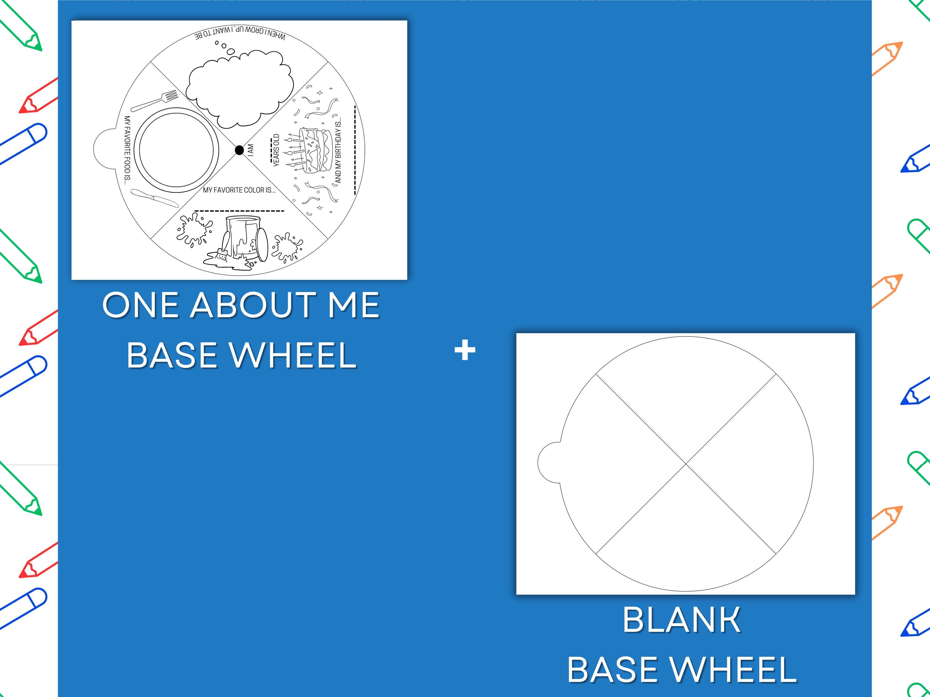 Interactive All About Me Spinning Wheel | Getting to Know You Activity ...