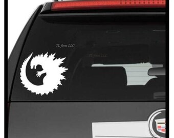 Godzilla Vinyl Window Decal - Etsy