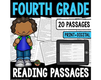 Third Grade Reading Comprehension Passages and Questions Worksheets I ...