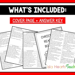 Christmas Reading Comprehension Worksheets I Christmas Short Story ...