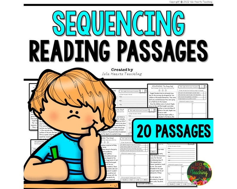 Sequencing Reading Comprehension Passages and Questions - Reading ...