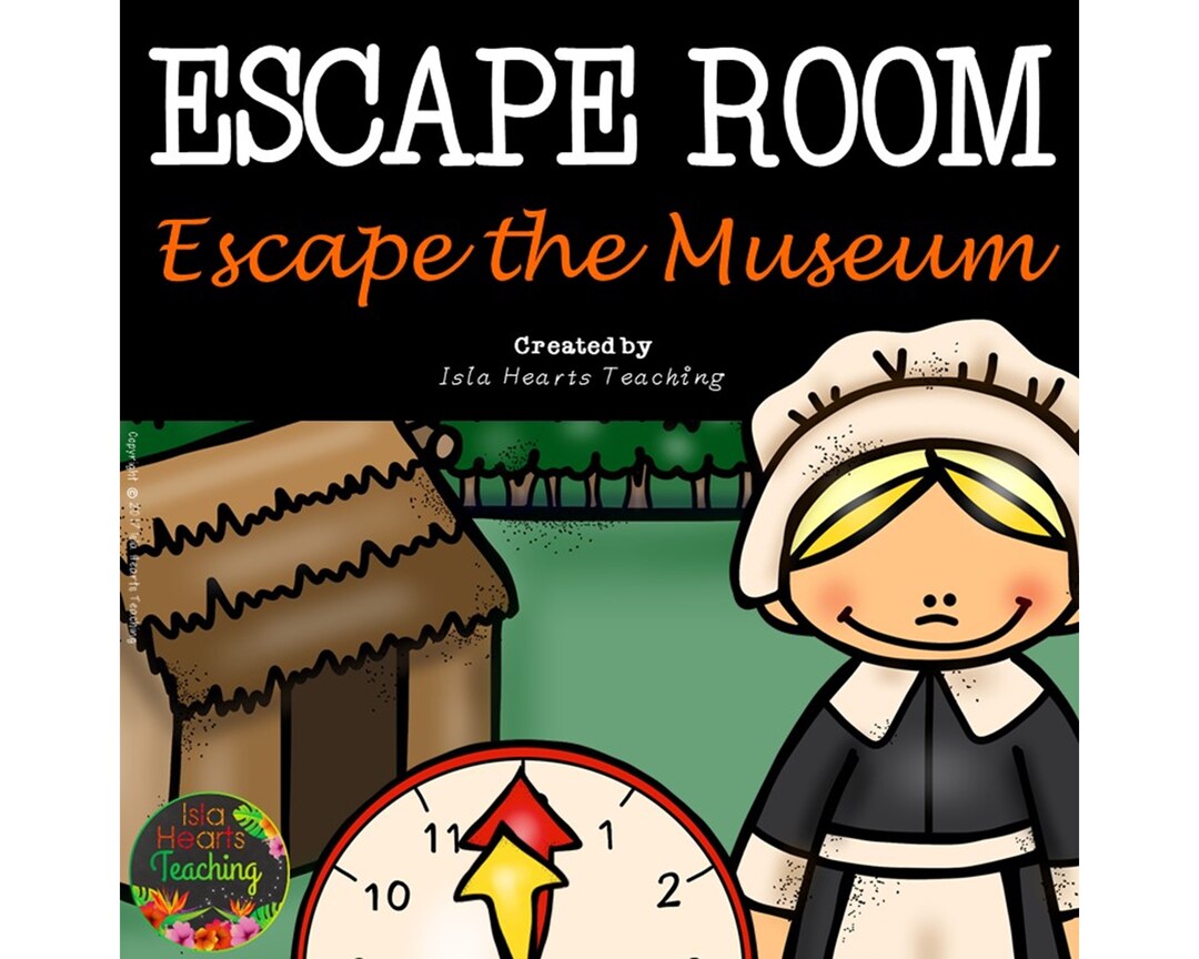 Thanksgiving Escape Room 3rd Grade 4th Grade 5th Grade 6th Grade ...