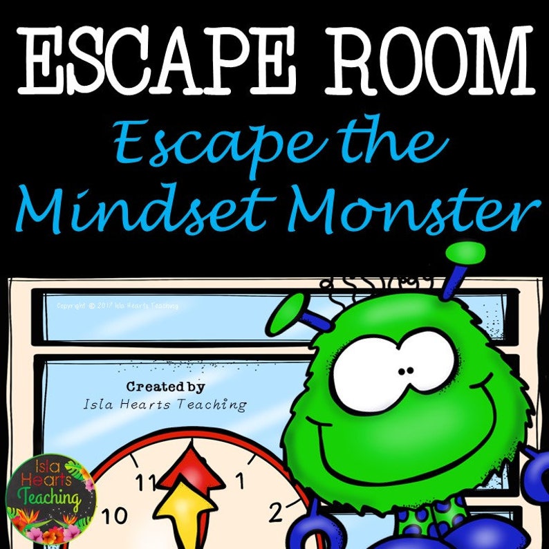 Growth Mindset Escape Room for Kids Escape Room 3rd Grade 4th - Etsy