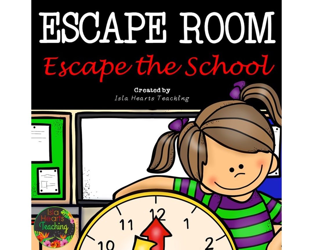 School Escape Room for Kids Escape Room 3rd Grade 4th Grade 5th Grade ...