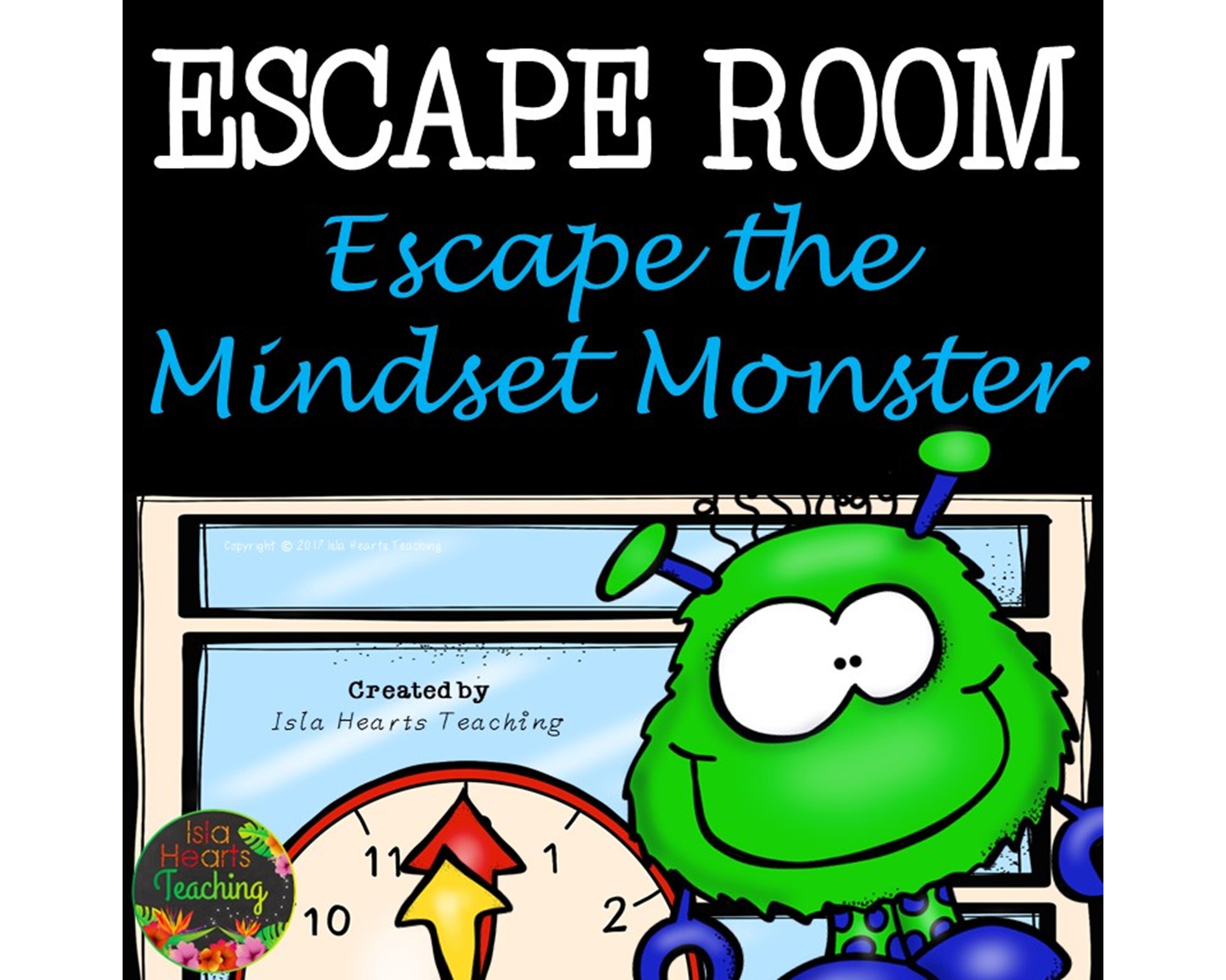 Growth Mindset Escape Room for Kids Escape Room 3rd Grade 4th Grade 5th ...
