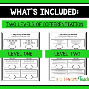 Comparing Numbers Worksheets for Kids L Compare Greater Than Less Than ...