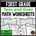 Place Value Worksheets for Kids Tens and Ones L Math Homework ...