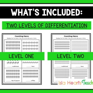 Numbers to 120 Worksheets for Kids L Counting Number Sense Math ...