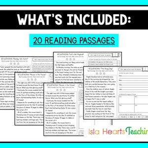 Sequencing Reading Comprehension Passages and Questions - Reading ...