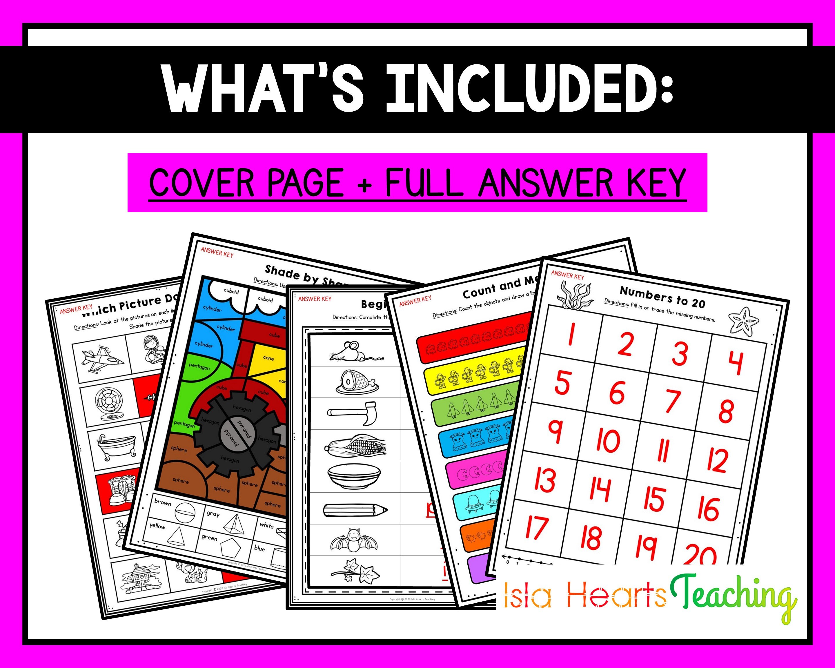 Kindergarten Worksheets for Gifted and Talented Students I Enrichment ...