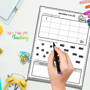 First Grade Home Learning Worksheets L Math and Language Arts Printable ...