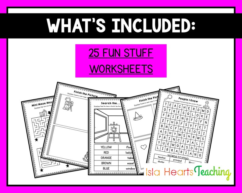 Kindergarten Worksheets for Gifted and Talented Students I Enrichment ...